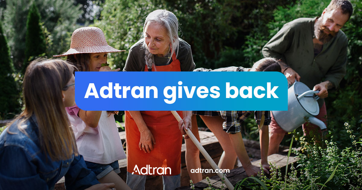 Adtran gives back