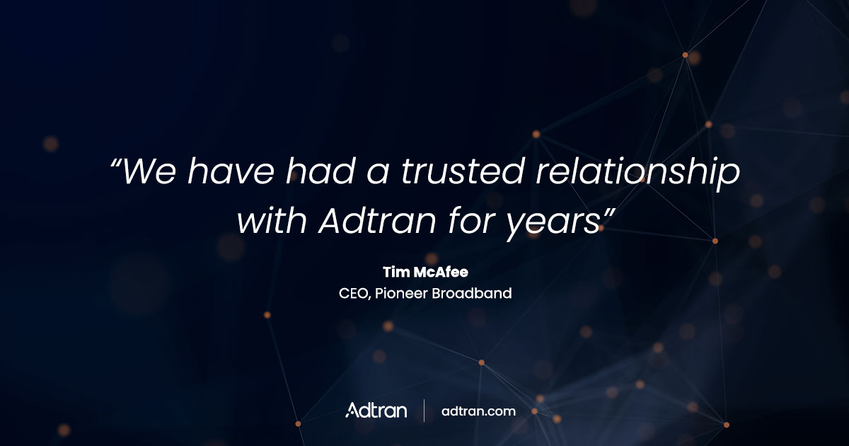 Adtran enables Maine’s first nonprofit broadband utility to build open ...