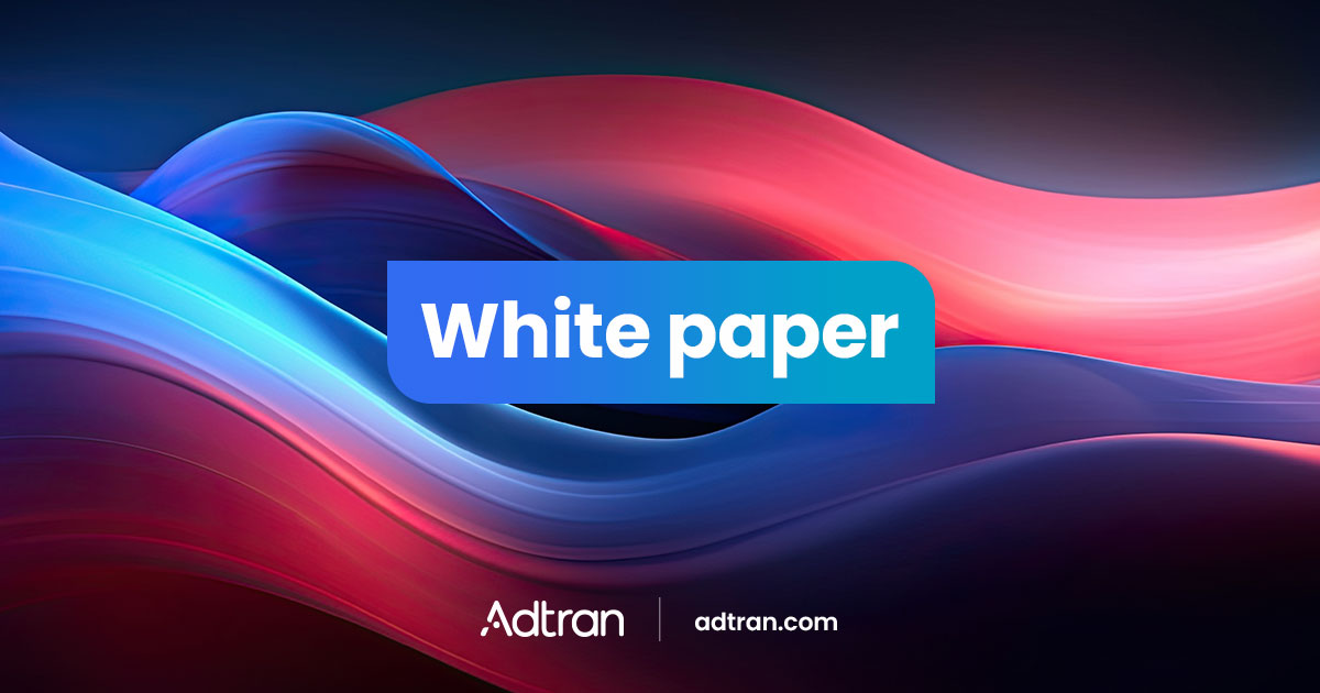 Building a network with Adtran