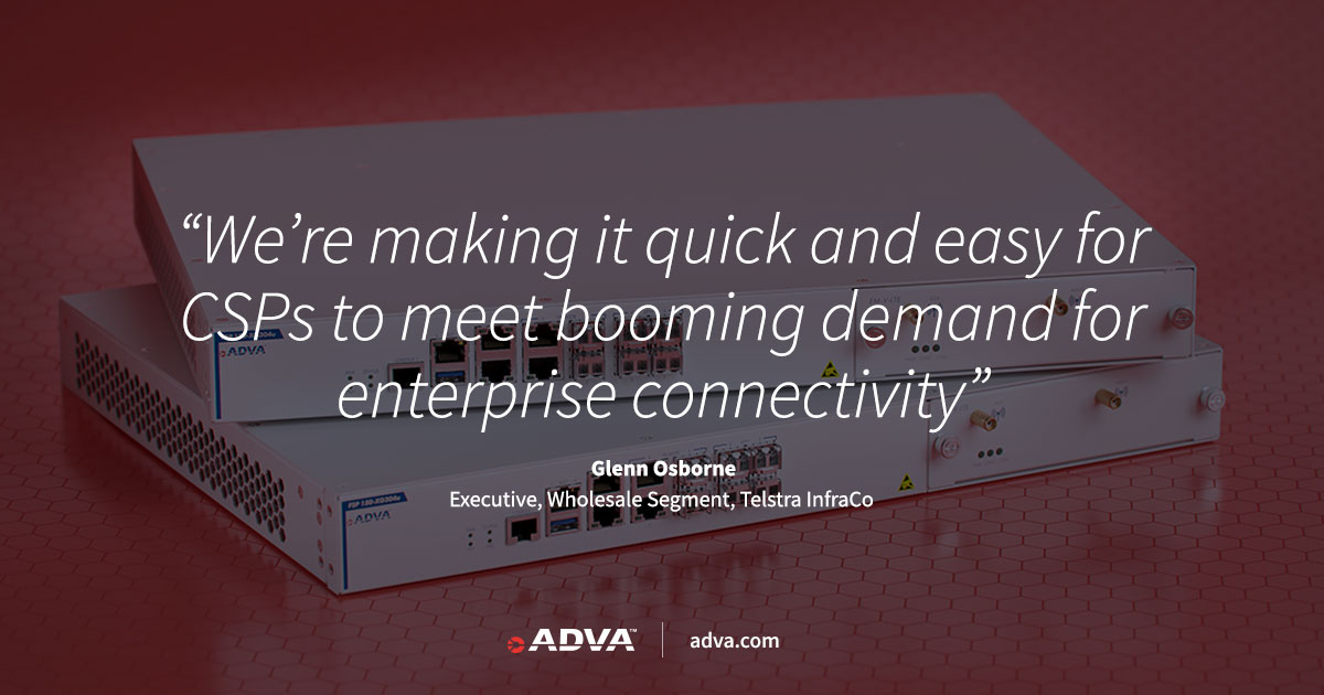 Telstra Wholesale rolls out Rapid Mobile Activation service with ADVA