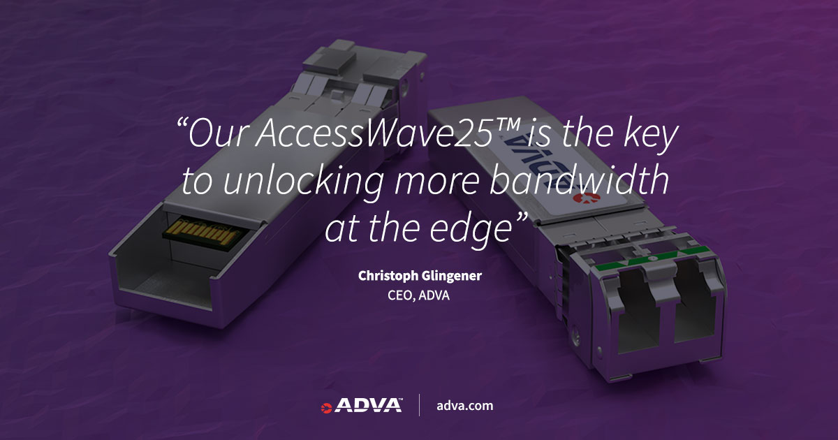 ADVA launches auto-tunable transceiver to help operators easily scale ...